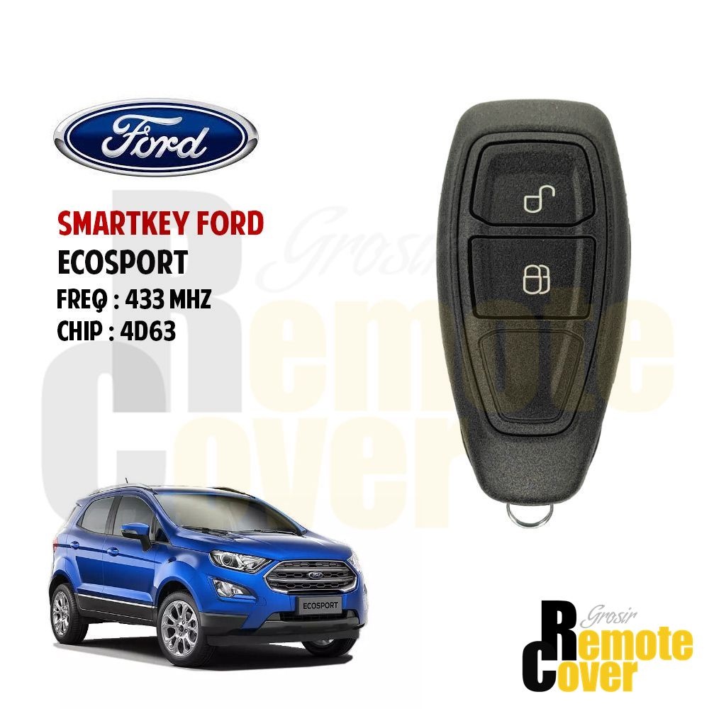 Jual Remote Kunci Chip Transponder Smartkey Ford Ecosport Titanium ...