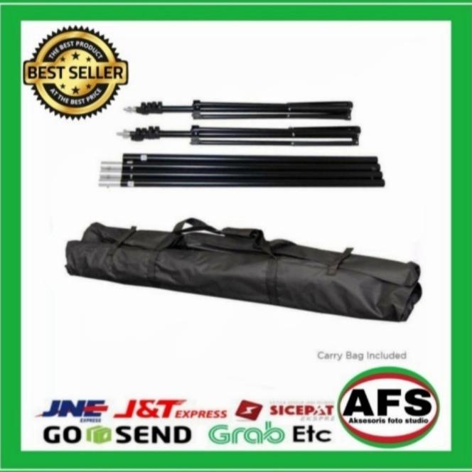 Jual Stand Tiang Background Foto 260Cm X 300Cm Light Stand Backdrop ...