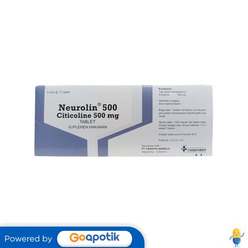 Jual NEUROLIN 500 MG BOX 30 TABLET | Shopee Indonesia