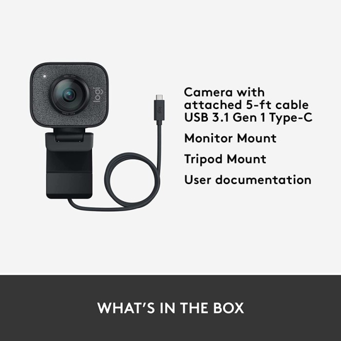 Jual Logitech Streamcam Stream Cam Full Hd Usb-C Webcam | Shopee Indonesia