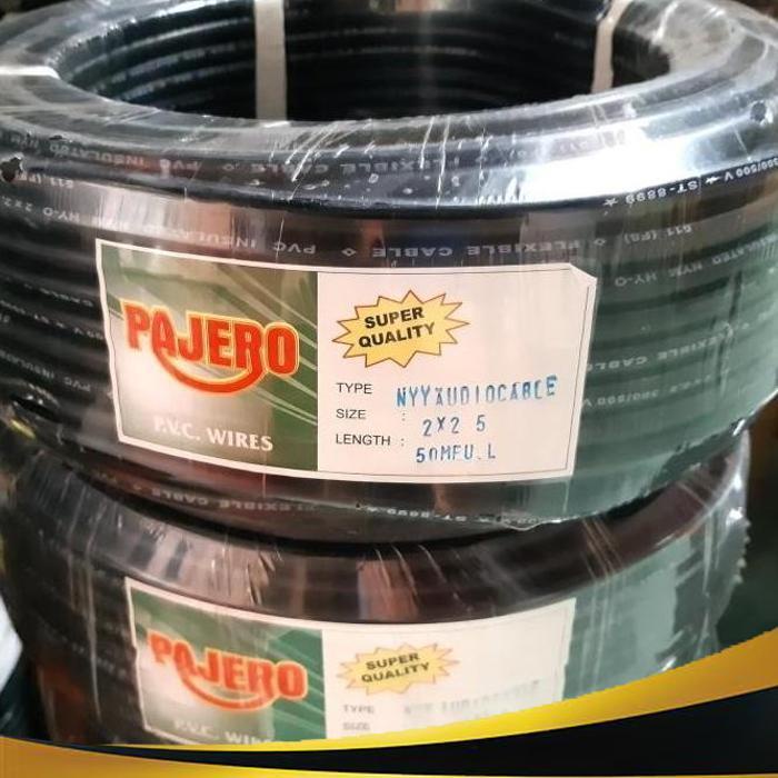 Jual KABEL LISTRIK LAS SERABUT TEBAL 2X2.5 50M PAJERO HYO 2X2.5 50M ...