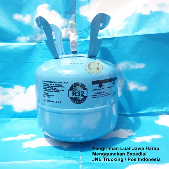 Jual Ready stok FREON DAIKIN R32 ISI 3KG SEGEL KEMASAN BARU DSP R32 ...