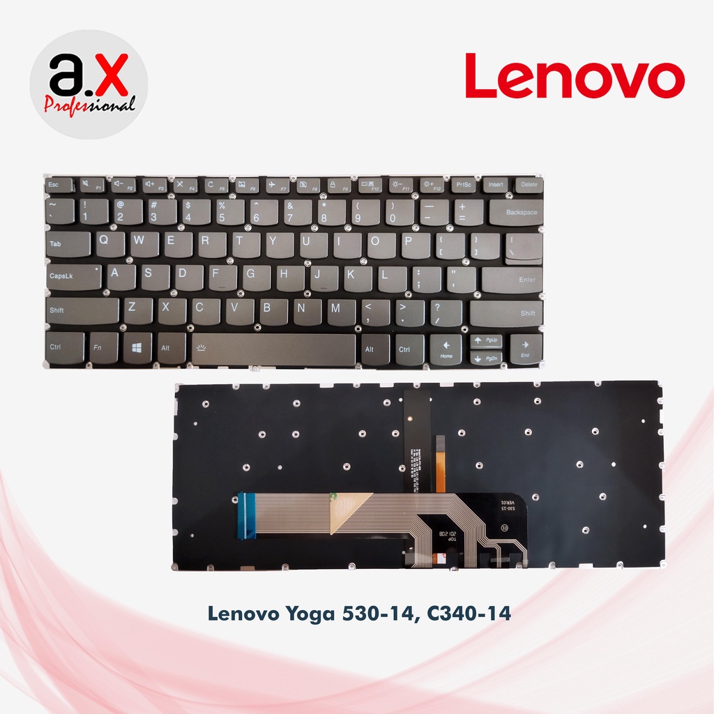 Jual Keyboard Lenovo Yoga 530-14 C340-14 - Backlight | Shopee Indonesia