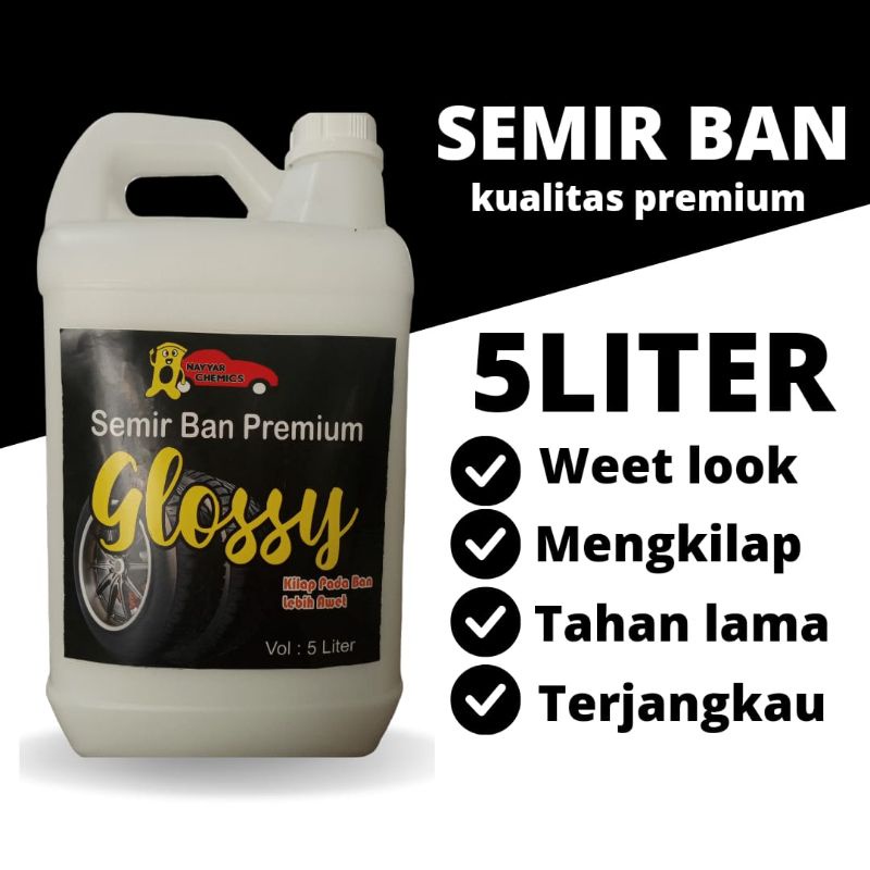 Jual Semir Ban Premium Glossy Mengkilapkan Ban Mobil dan Motor lebih ...