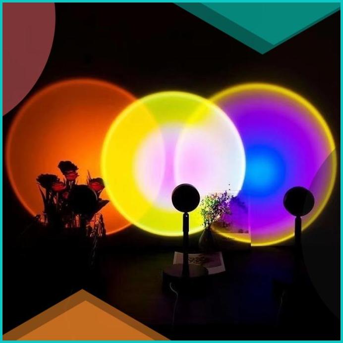 Jual Lampu Sunset LED Lamp Lampu Tidur Estetik Viral Tiktok Sun Sunset ...
