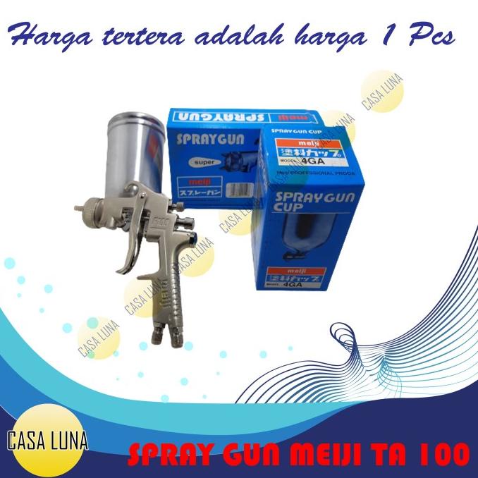 Jual Spray Gun Alat Semprot Cat Meiji Original Tabung Atas F100 F-100 F ...