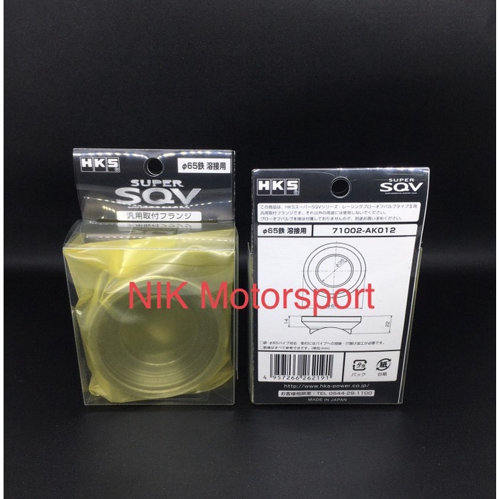 Jual Adaptor Bov Hks / Hks Ssqv Blow Off Valve Weld On Steel Flange ...