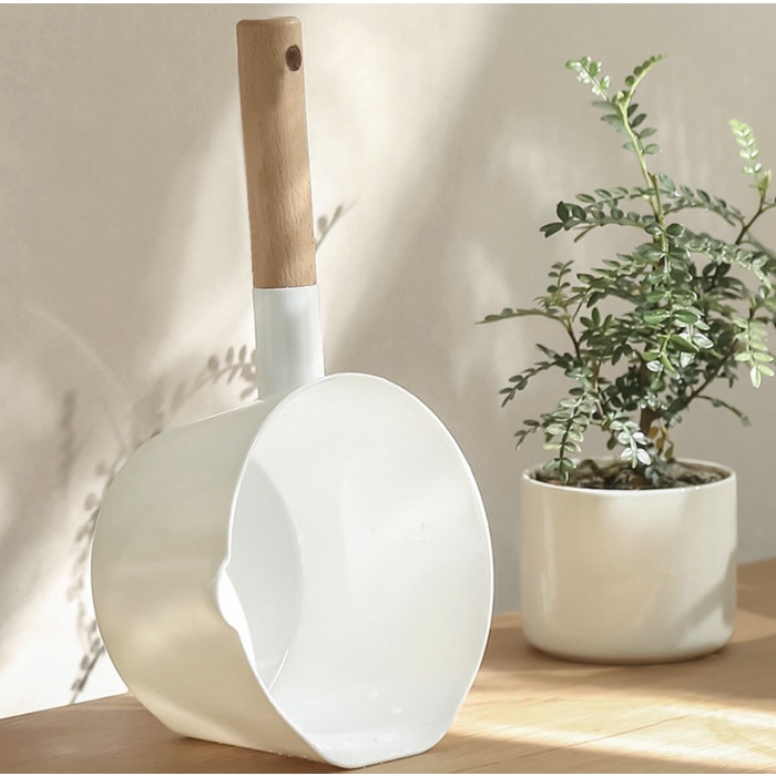 Jual Ready stok Gayung Putih Wooden / Gayung Putih Kayu / Gayung Putih ...