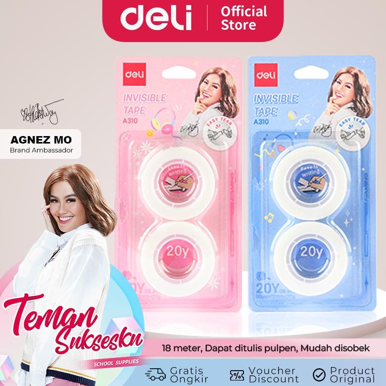 Jual [DELI X AGNEZ MO] Deli Invisible Tape / Selotip / Isolasi ...