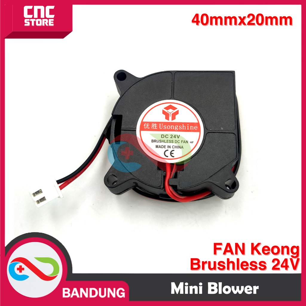 Jual MINI BLOWER FAN KEONG BRUSHLESS 24V COOLING TURBO 4020 40MMx20MM ...