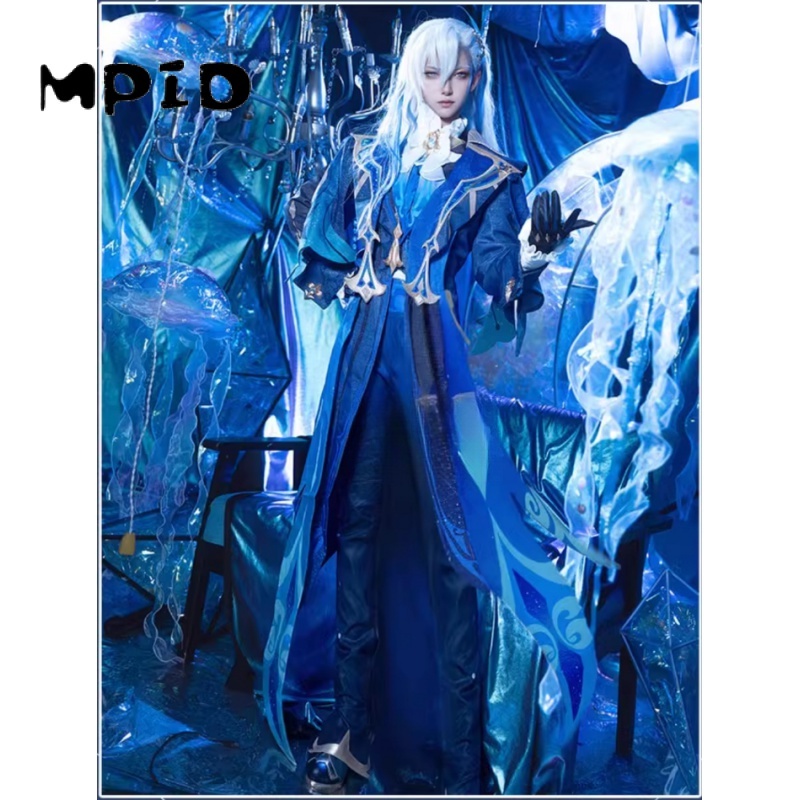 Jual 【MPID】Genshin Impact Cosplay Neuvillette Costume Uniform ...