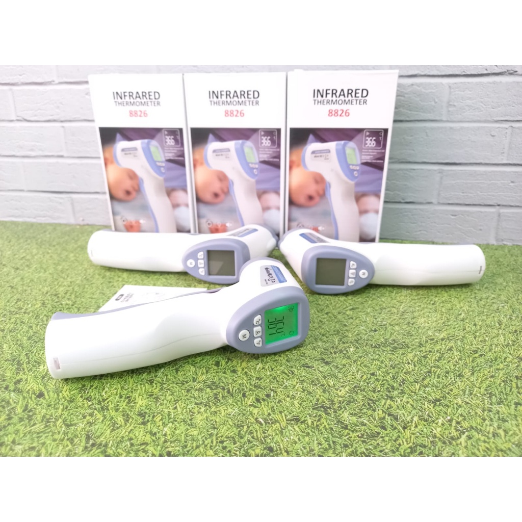 Jual [Ready Jakarta] Thermometer Infrared + Laser Pointer Dt-8826 Termometer Digital Termo ...