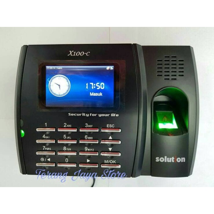 Jual Mesin Absen Sidikjari Solution X100-C Fingerprint Scanner X100C ...