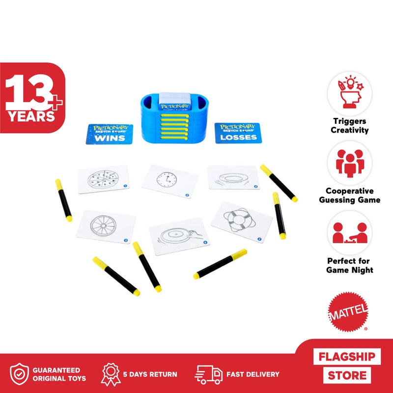 Jual Pictionary Sketch Squad Cooperative Party Game - Permainan ...