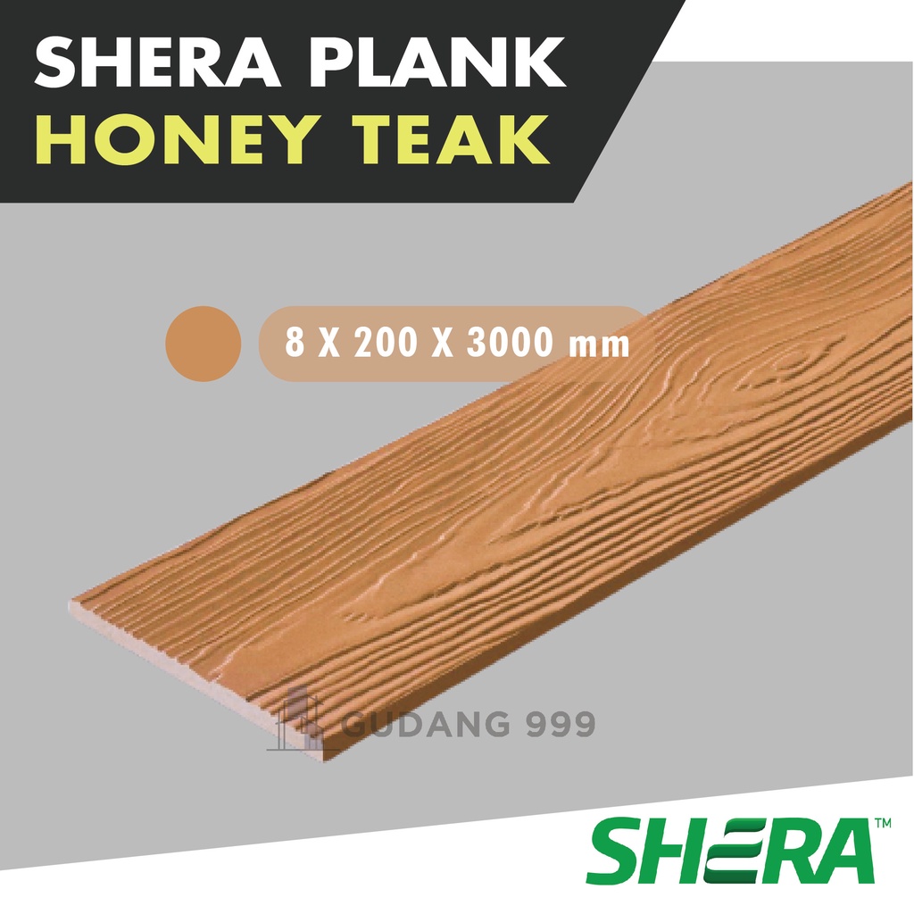 Jual Shera Plank Honey Teak 20cm x 3m x 8mm / Lisplank / Conwood ...
