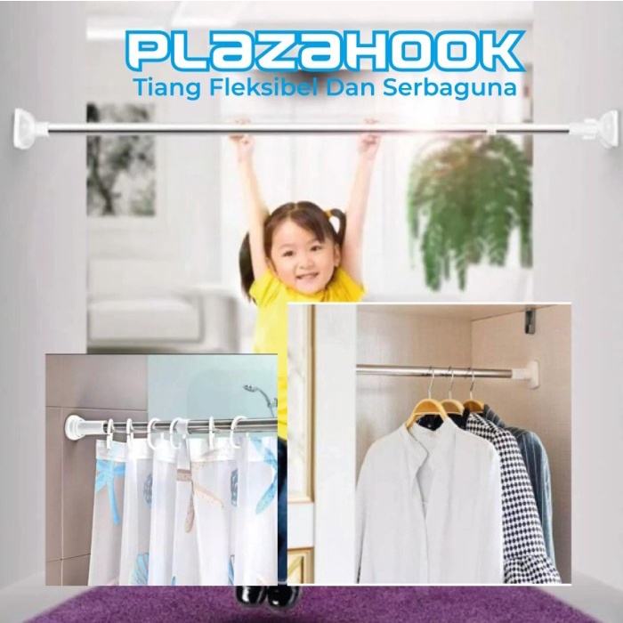 Jual PLAZAHOOK Tiang Fleksibel / Tiang Pintu / Tiang Gorden / Tiang ...