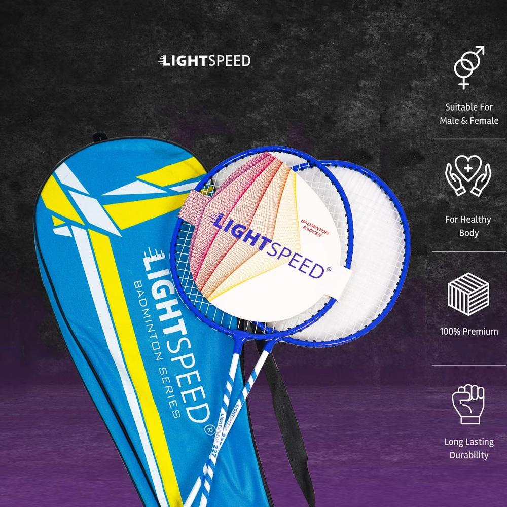 Jual LIGHTSPEED RAKET BADMINTON 227 / RAKET BULU TANGKIS ISI 2 FREE BAG ...
