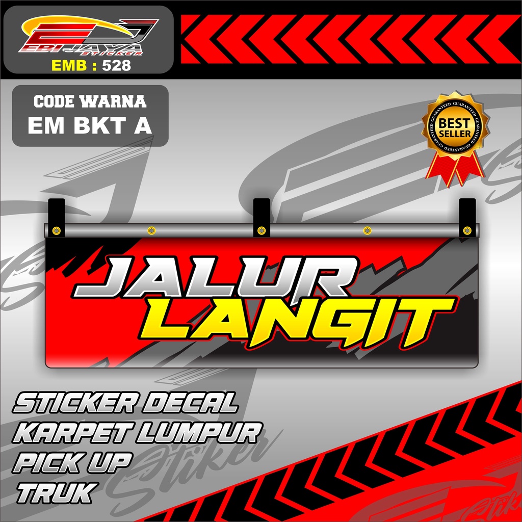 Jual STIKER DECAL PICK UP JALUR LANGIT DOFF GLOSSY-STICKER DECAL SEMUA ...