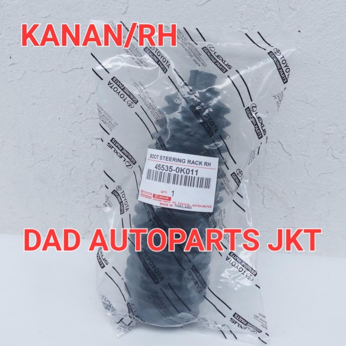 Jual Karet Boot Long Tierod Boot Steering Innova Hilux Fortuner ...