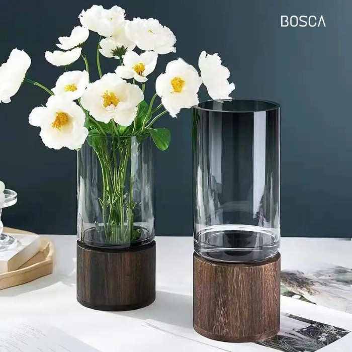 Jual Promo Omura Vase / Wooden Vase / Vas Bunga Kayu Aesthetic / Vas ...