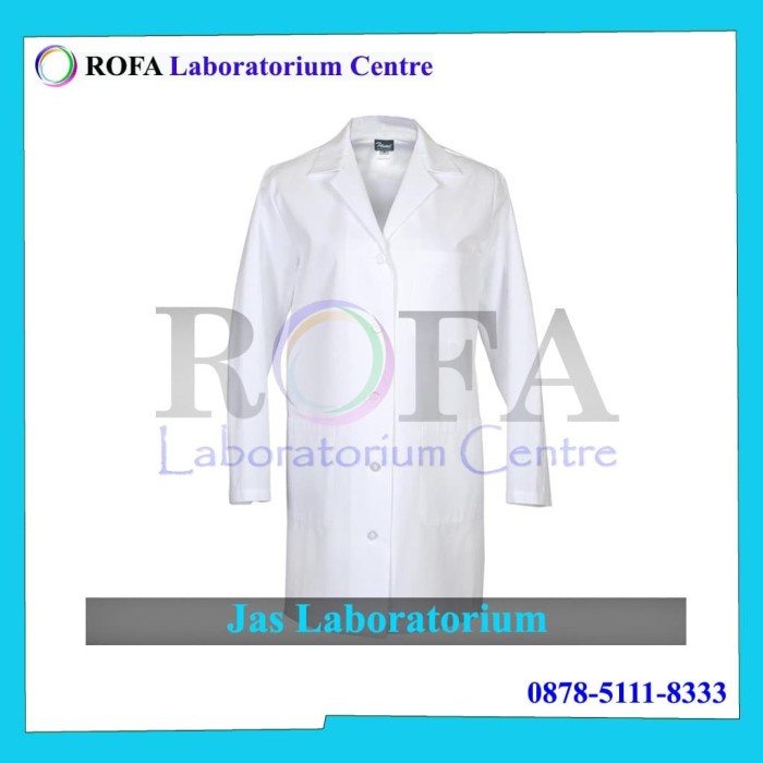 Jual Ready Jas Lab / Jas Laboratorium / Jas Kimia / Lab Coat / Jas ...