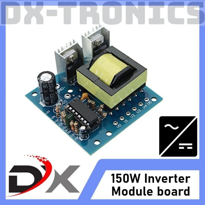 Jual 150W Inverter 12VDC to 220VAC ost step up power module | Shopee ...