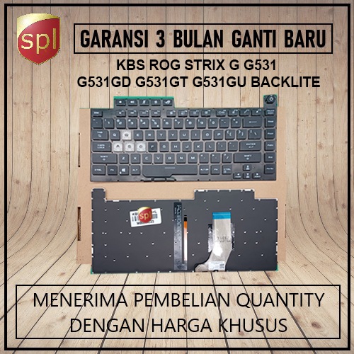 Jual Keyboard Asus ROG Strix G531 G531GT G531GV G531GW backlite tombol ...