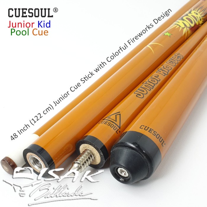 Jual Junior Kid Pool Cue 48 inch YL - Stick Billiard Anak Kecil Pemula ...