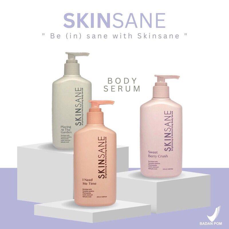 Jual SKINSANE - Brightening & Moisturizing Body Serum Lotion 250 ml ...
