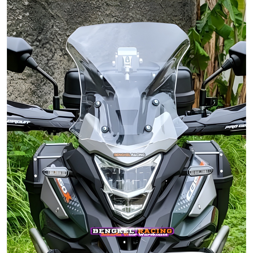 Jual Visor Honda CB 150X Adventure, Windshield Ws Honda CB150X Touring ...