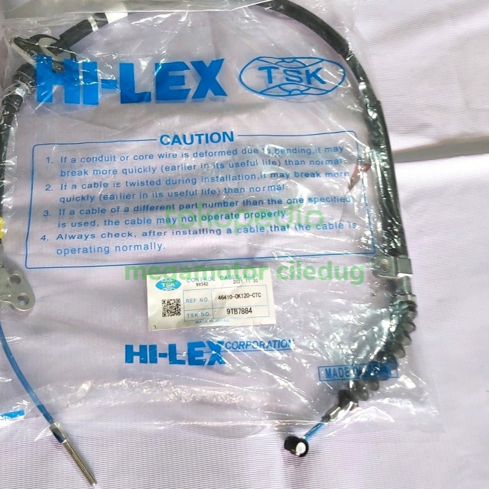 Jual kabel rem tangan depan hilux revo doble cabin tsk hi-lex jepang BEST | Shopee Indonesia
