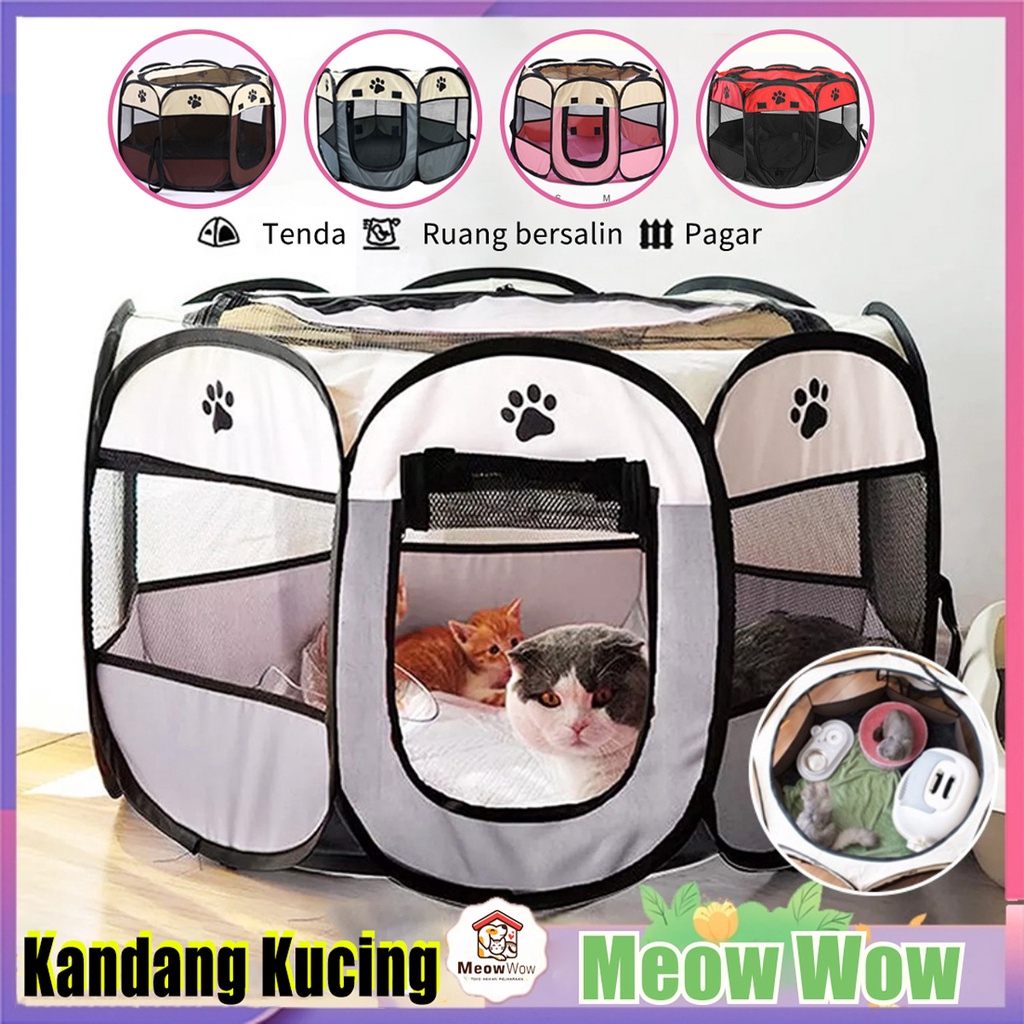 Jual Tenda Kandang Lipat Kucing Anjing Portable Tempat Tidur Anak ...