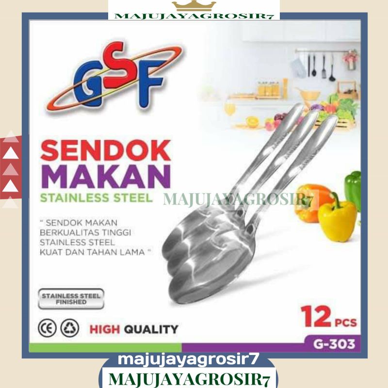 Jual SENDOK MAKAN GSF G-303 / SENDOK MAKAN STAINLESS GSF 303 / SENDOK ...