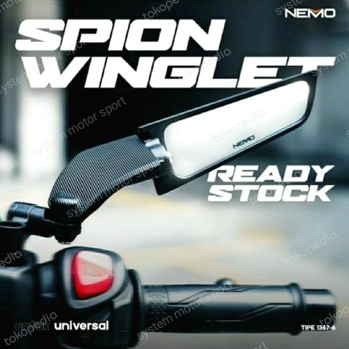 Jual Spion Winglet Nemo Universal Adv Pcx Mt25 R25 Xmax Vario Nmax ...