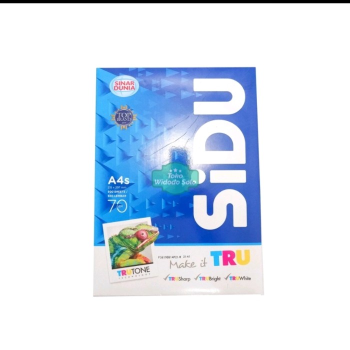 Jual HVS Sinar Dunia A4s 75 Gram Putih 1 Rim Isi 500 Lembar | Shopee Indonesia