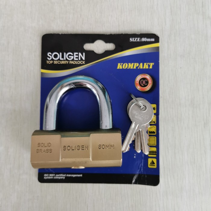 Jual Latin- Gembok Soligen Bulat 80 Mm | Shopee Indonesia