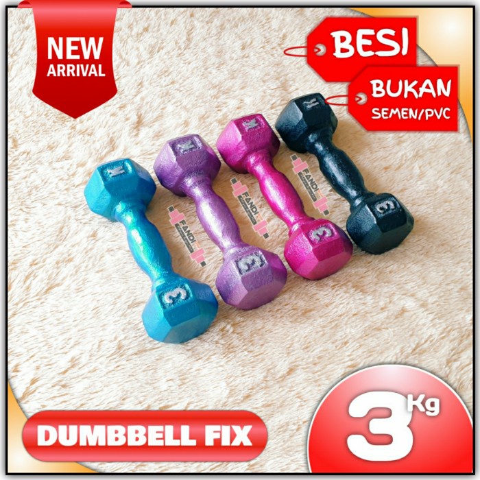 Jual Barbel 3kg BESI - Dumbell 3kg - Dumble 3kg - Dumbbell 3kg | Shopee ...