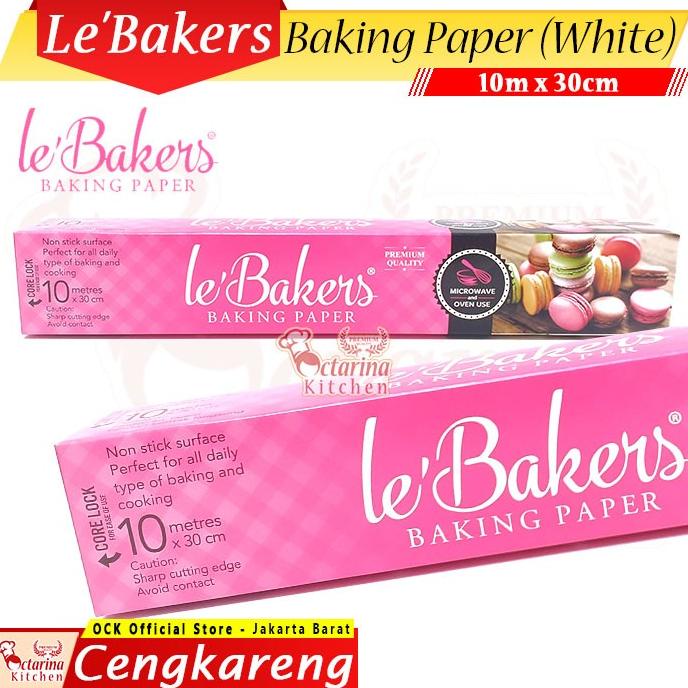 Jual Le Bakers Baking Paper 30 Cm X 10 M Putih - Kertas Roti Roll ...