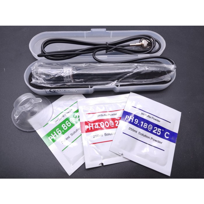 Jual Sensor Ph-201 Black Laboratory Electrode Sensor Connector Ph Probe ...
