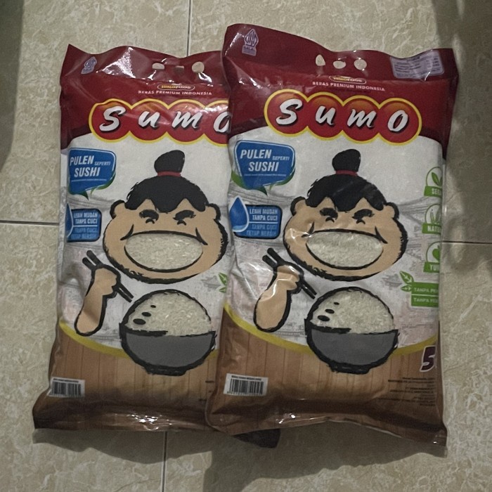Jual Beras Sumo Premium 10 kg (Kemasan 5 kg) | Shopee Indonesia