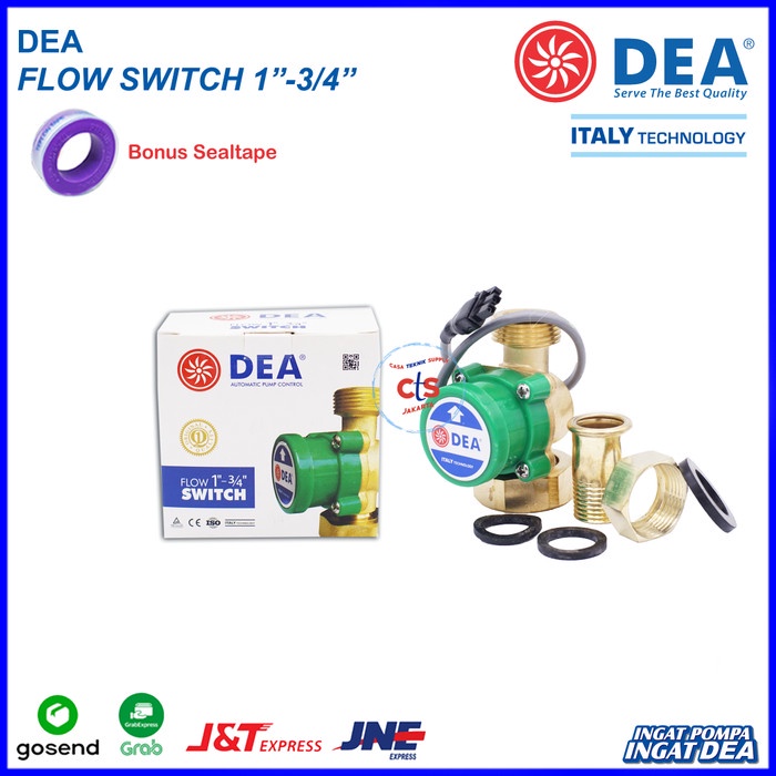 Jual Water Flow Switch 1" - 3/4" (Saklar Otomatis Pompa Air) | Shopee ...