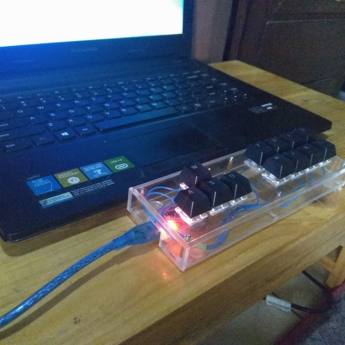 Jual Ready Custom Keyboard 12 Keys Fighting Game Controller | Shopee ...