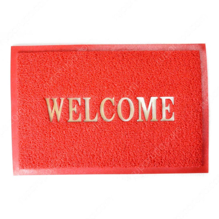 Jual Promo Alas Kaki Anti Licin Karpet Keset Pintu 60X90 Cm Welcome ...