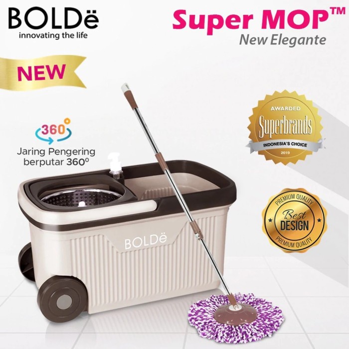 Jual Alat Pel Super MOP BOLDe NEW ELEGANTE Stainless+botol wangi ...