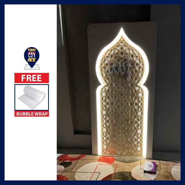 Jual Promo Hiasan Mushola/Hiasan Tempat Shalat/Arah Kiblat/Mihrab ...