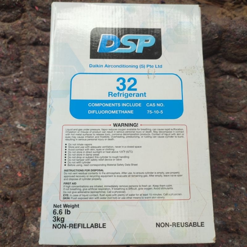 Jual PREON R32 3KG - FREON DAIKIN R32 3KG ORIGINAL | Shopee Indonesia