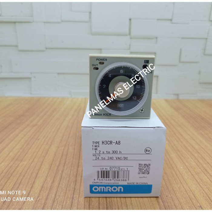 Jual TIMER OMRON H3CR-A8 MULTIVOLT 24V-240V AC/DC ORIGINAL | Shopee ...