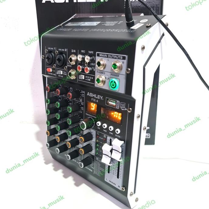 Jual MIXER ASHLEY FIX4 FIX 4 4 CHANNEL ORIGINAL | Shopee Indonesia