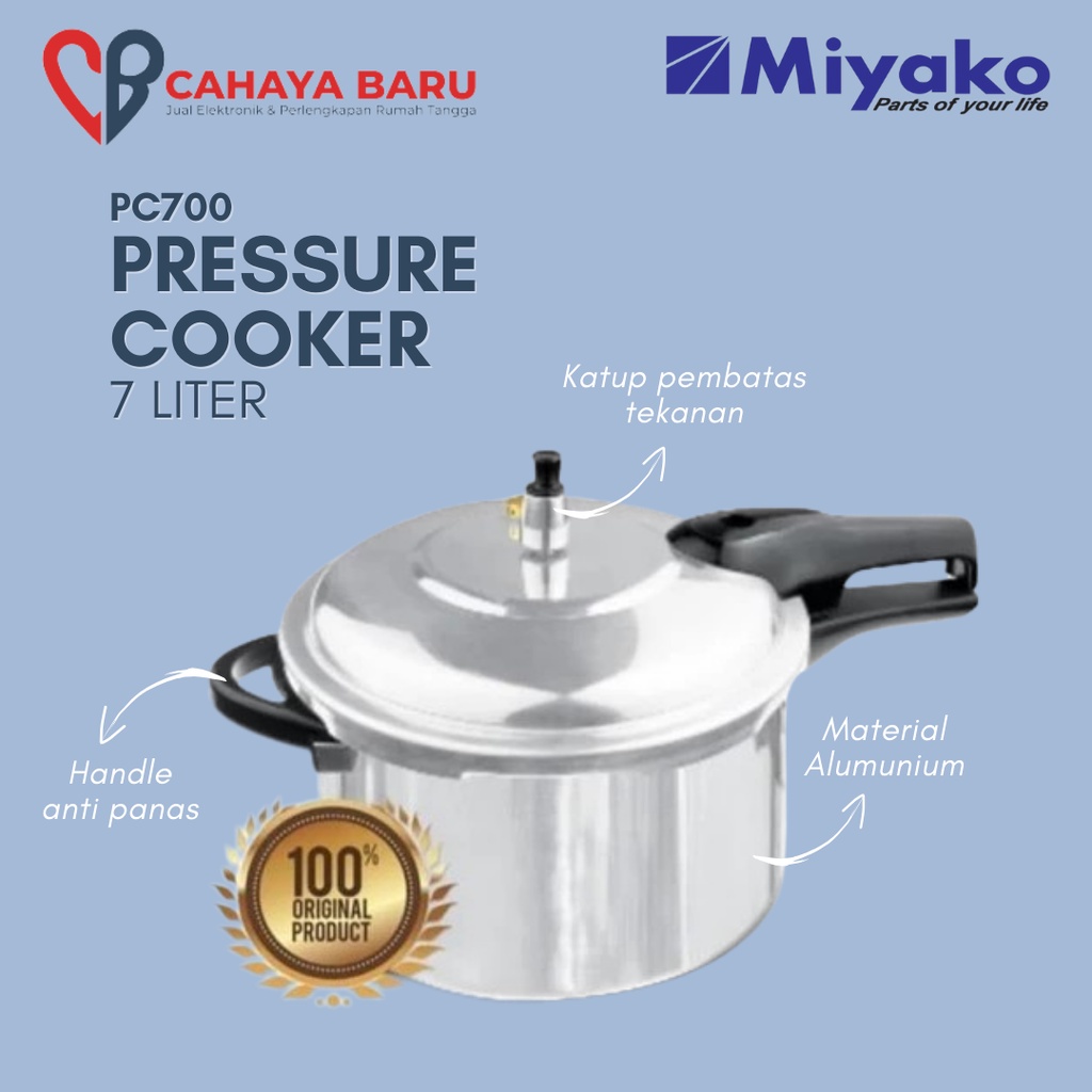 Jual MIYAKO PRESSURE COOKER PC700 | Shopee Indonesia