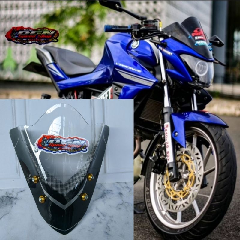 Jual VISOR YAMAHA VIXION R 155 VVA MODEL JENONG PLUS BAUT VARIASI ...